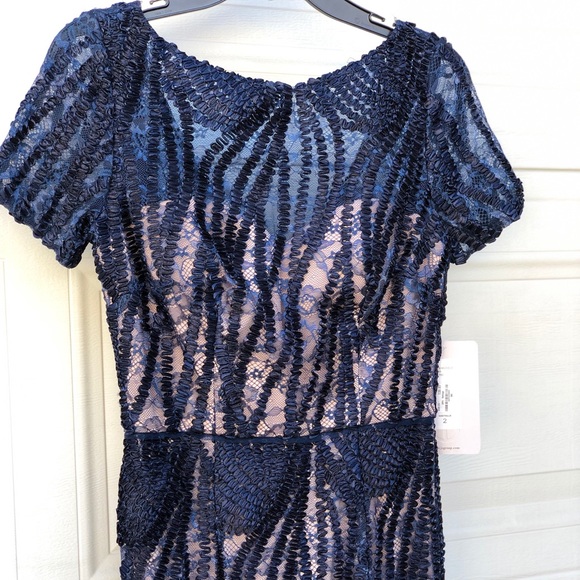 JS Collections | Dresses | Js Collection Navy Blue Gowns Dress | Poshmark